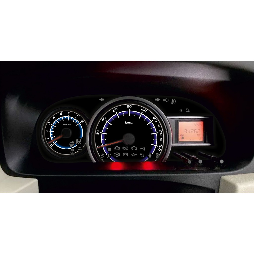 Jual Custom Speedometer Mobil Calya/Sigra Reborn Series | Shopee Indonesia