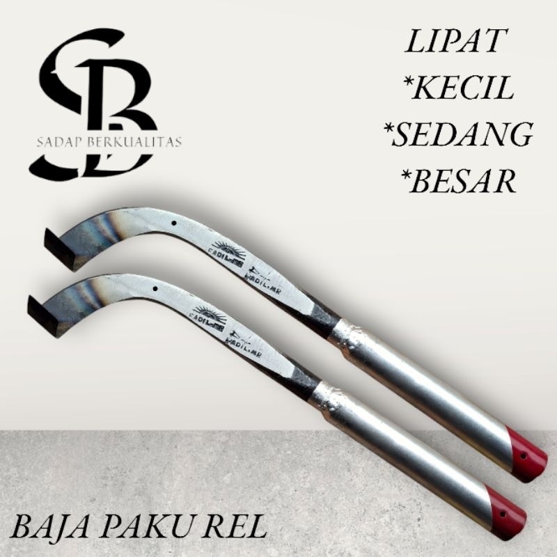 Jual Pisau Sadap Baja Paku Rel Original No. 1 Pahat Karet Unggul Pisau ...
