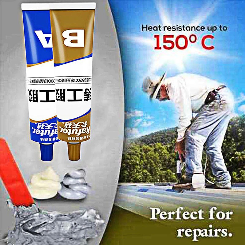 Jual LEM AB CAMPUR LEM A+B 100GRAM METAL REPAIRING GLU 100 GRAM LEM ...