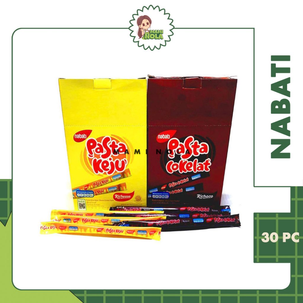 Jual Nabati Pasta Richeese Pasta Keju - Richoco Pasta Cokelat (Netto 30 ...