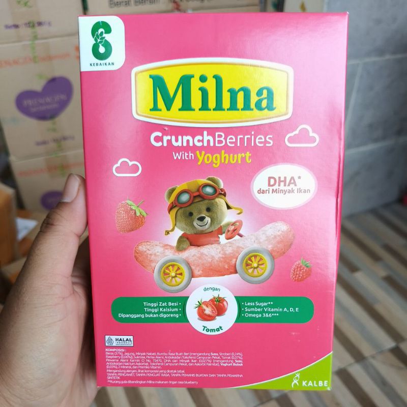 Jual Milna Crunch Berries With Yoghurt | Shopee Indonesia