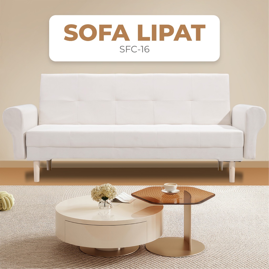 Jual Sofa Lipat SFC-16 Sofa tidur minimalis Sofa keluarga | Shopee ...