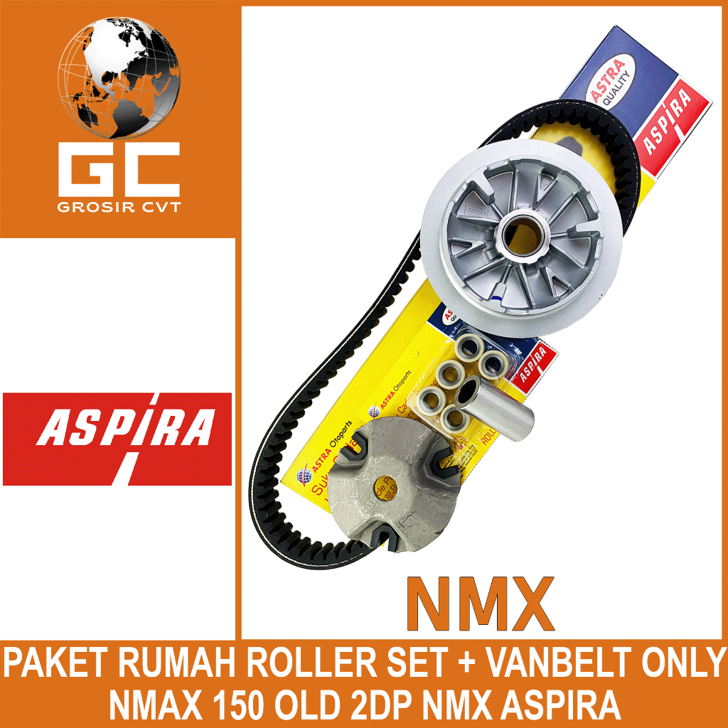 Jual Paket Kirian Rumah Roller Vanbelt KIT Yamaha Nmax 150 old lama NMX ...