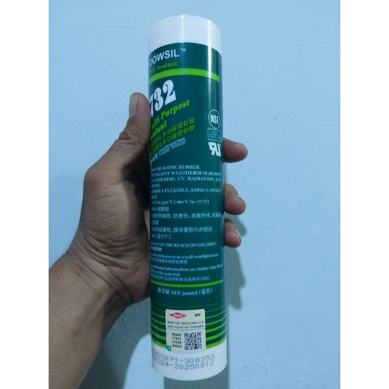Jual Dowsil 732 SILICON RTV Sealant Multi-Purpose 300ml ( Clear/White ) | Shopee Indonesia
