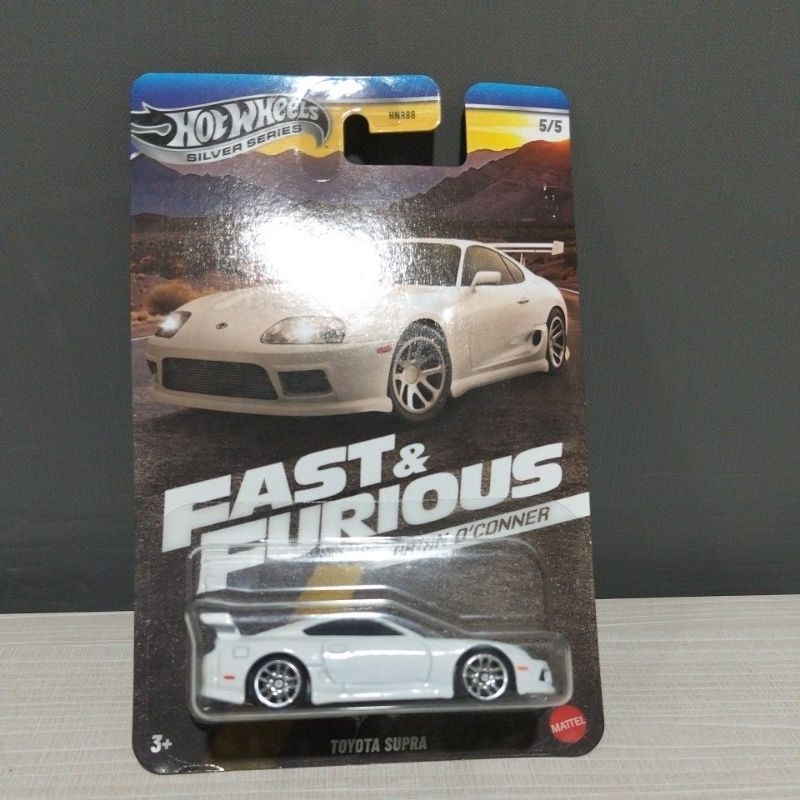 Jual Toyota Supra White Hotwheels Fast and Furious silver series hot ...