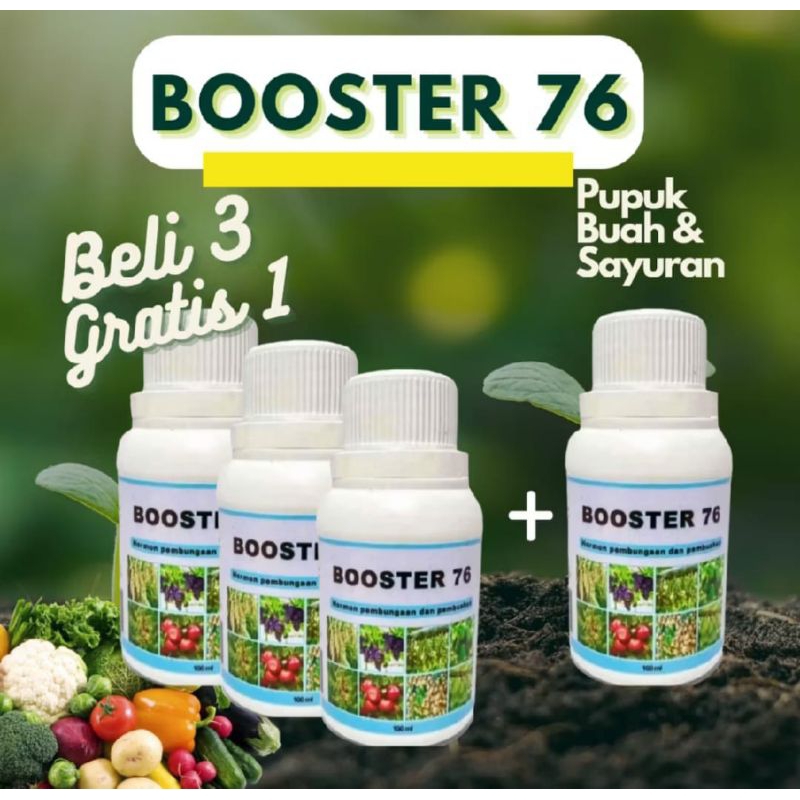 Jual BELI 3 GRATIS 1 BOSTER 76 || PUPUK ORGANIK NUTRISI YANG SEIMBANG ...