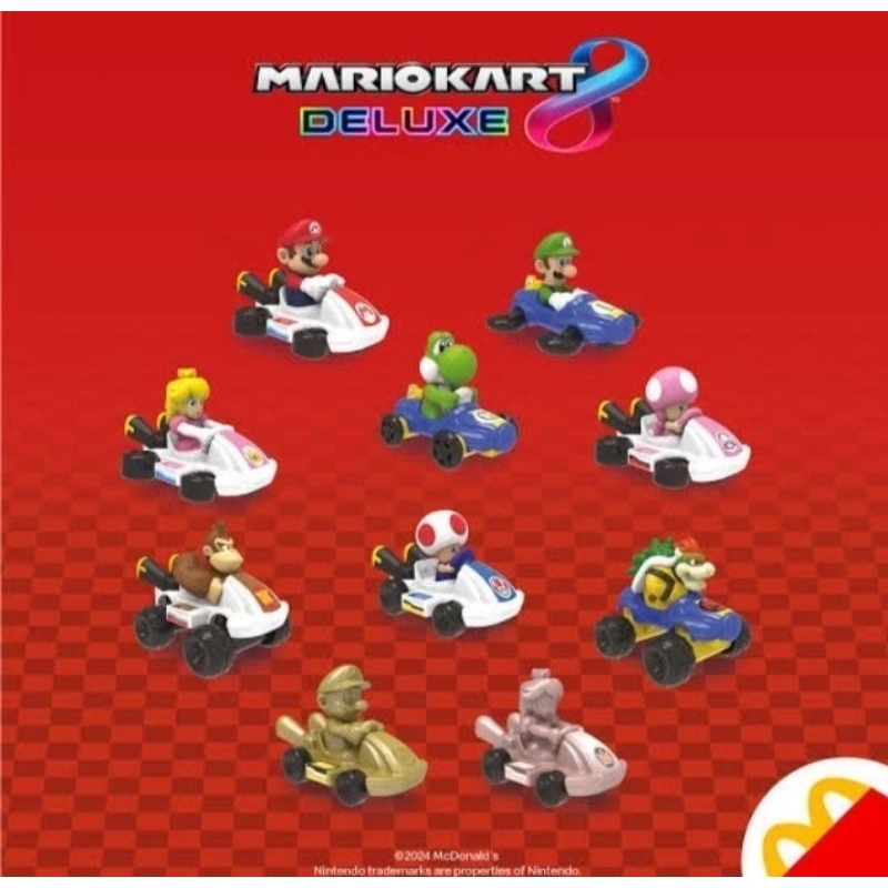 Jual Happy meal McDonald mekdi McD edisi Mario Bross 2024 Mariokart ...