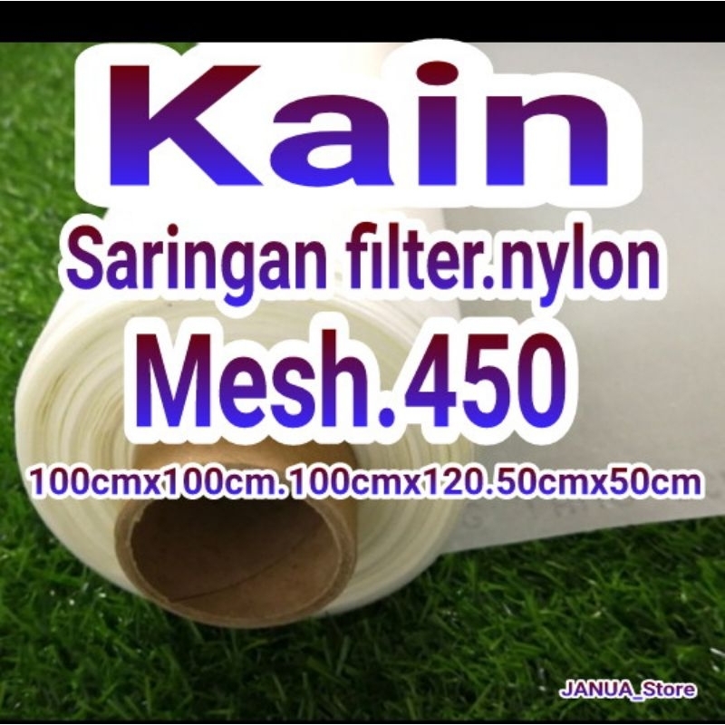 Jual kain saringan nylon MESH 450./LEBAR UKURAN(100cm×100cm)(100cm× ...