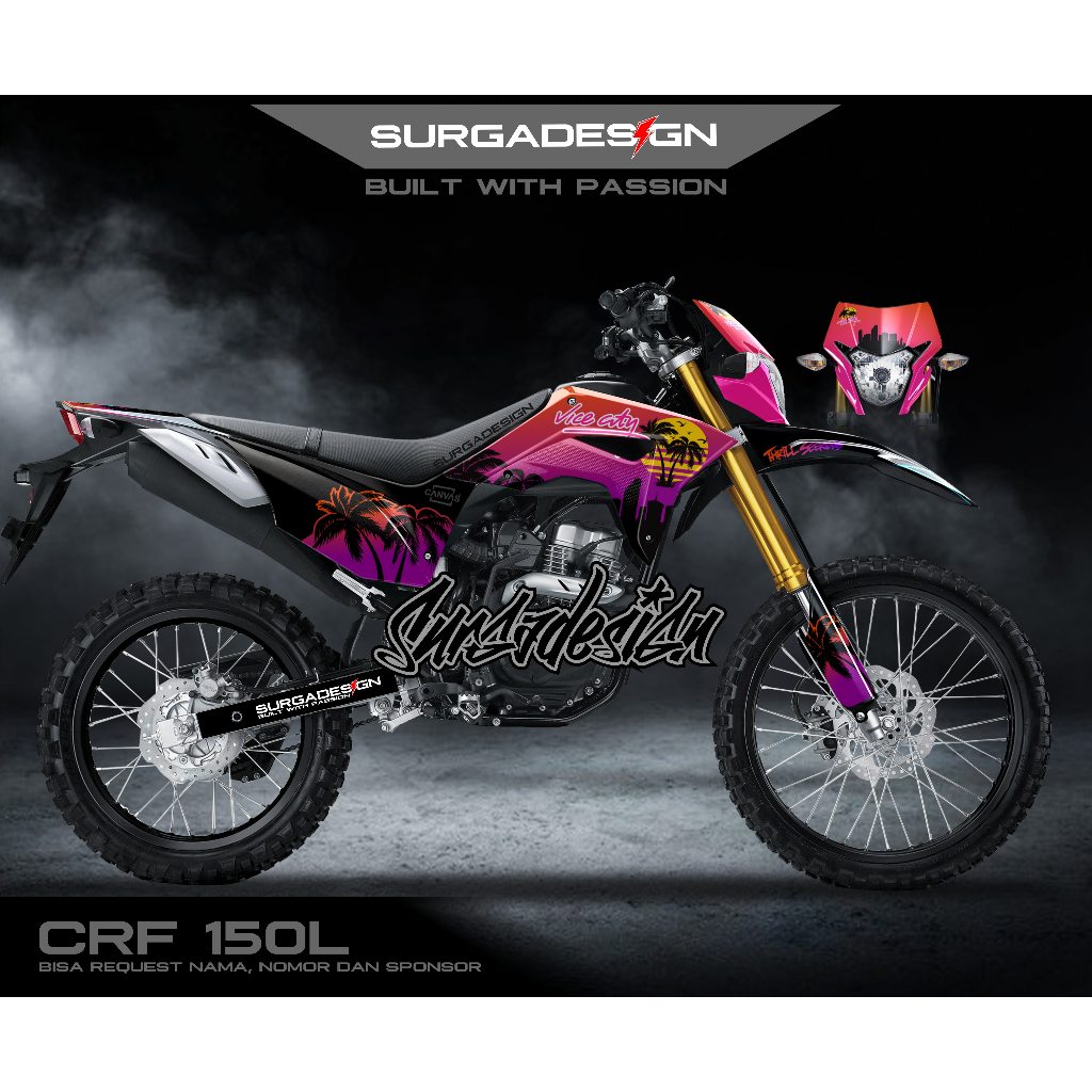 Jual DECAL CRF, DECAL CRF 150 L, DECAL CRF 150, DECAL CRF 150L FULL ...