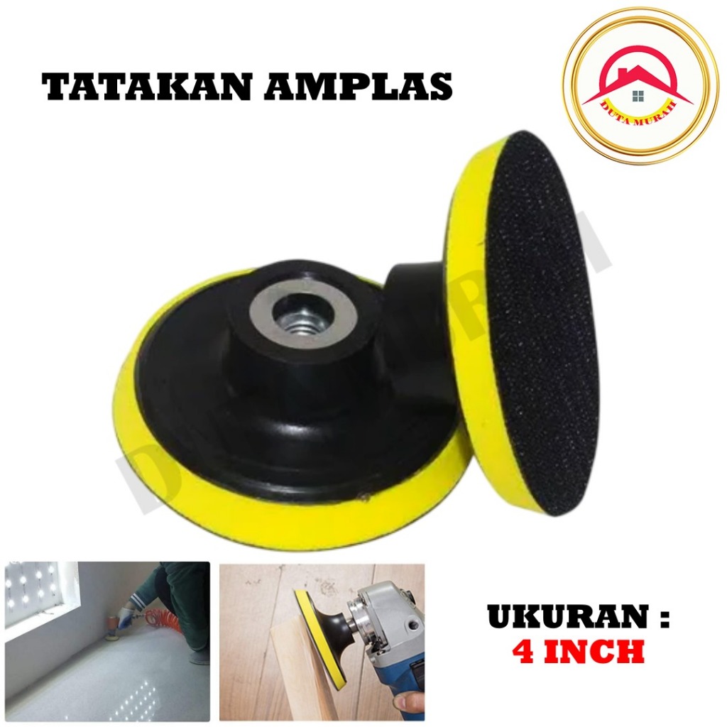 Jual Mata Gerinda Poles Tatakan Amplas Gerinda 4 inch Velcro | Shopee ...