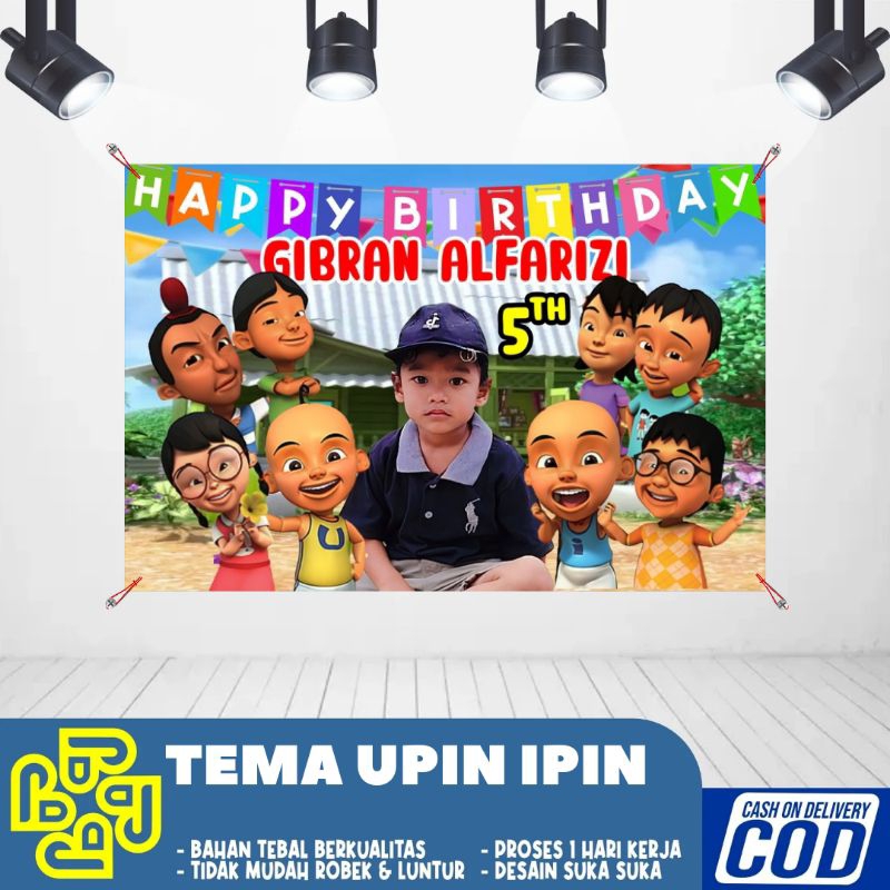 Jual Perlengkapan pesta ulang tahun anak /backdrop banner ulang tahun ...