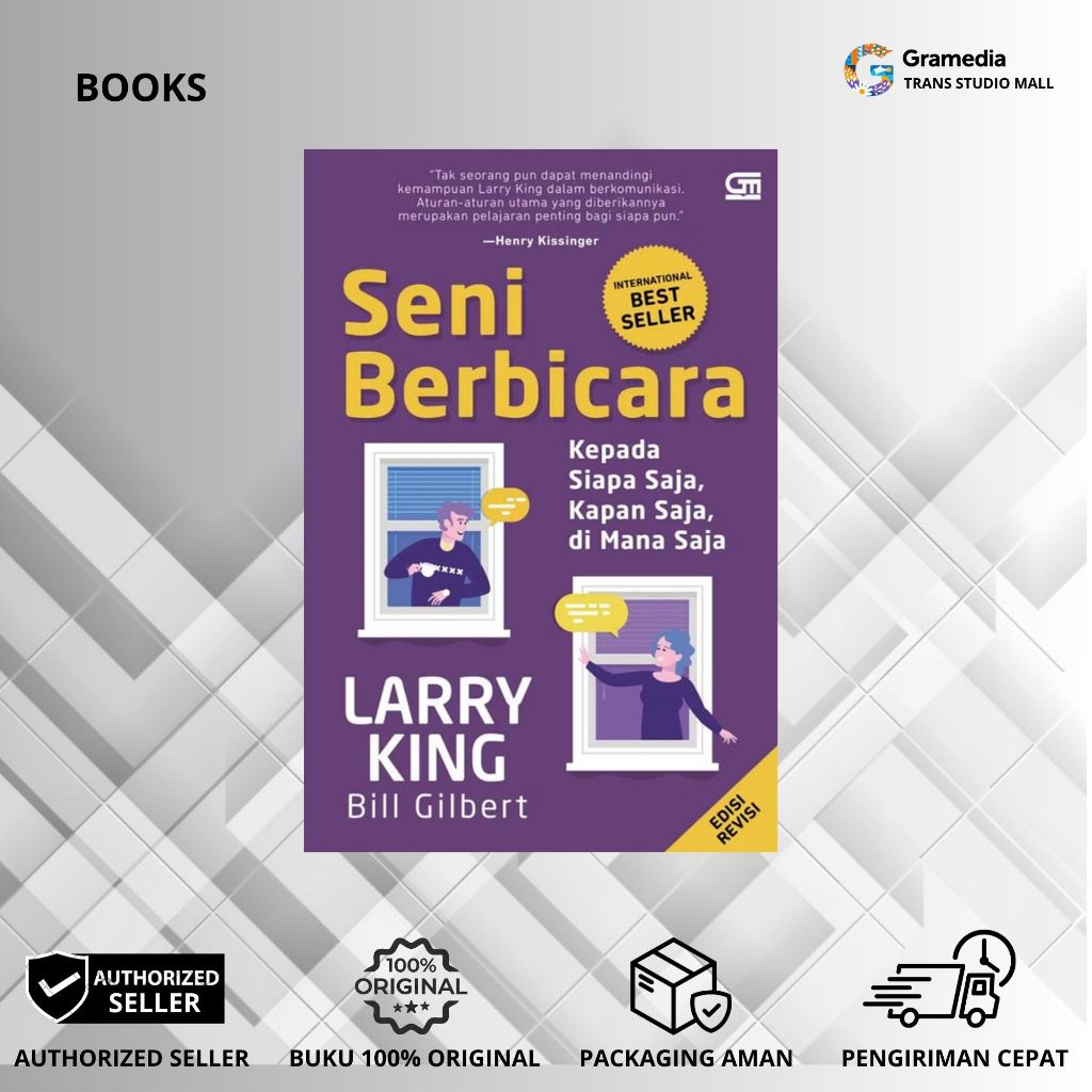 Jual Gramedia Bandung TSM - Buku Best Seller BB20 ORI - Seni Berbicara ...