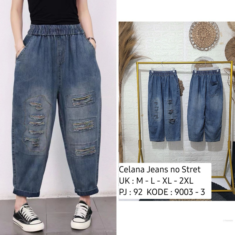 Jual ARB - NAO - 9003 - Celana Baggy Pants Stik Balik | Shopee Indonesia