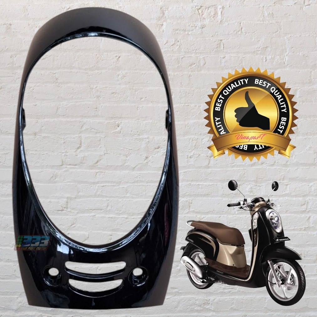 Jual cover front panel tameng depan cover body lampu depan scoopy fi ...