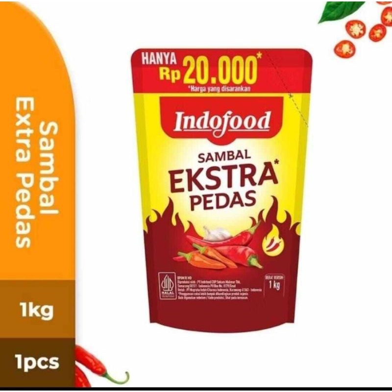 Jual saos tomat Indofood refil pouch | Shopee Indonesia
