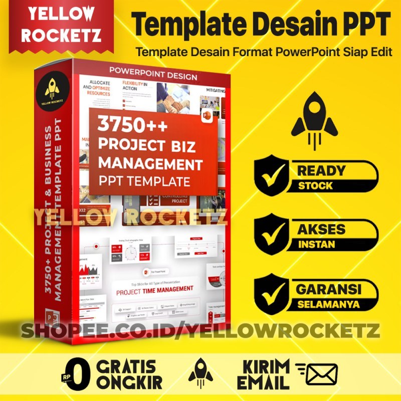 Jual 3750++ PROJECT MANAGEMENT BIZ PPT Slide - Presentasi Project & Bisnis Powerpoint ...