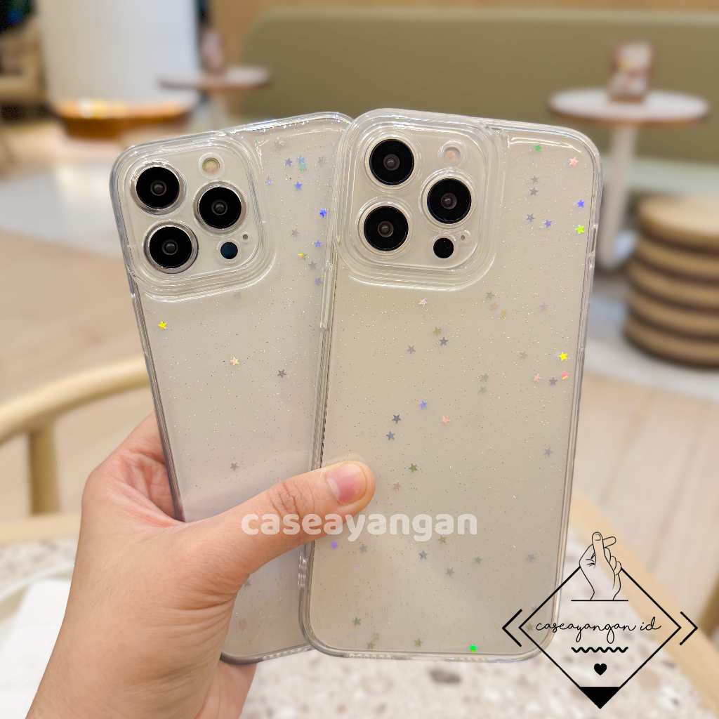 Jual Star Glitter Case FOR IP ( 7 - 16 ) 7 PLUS SE 2020 2022 X XS XR 11 ...