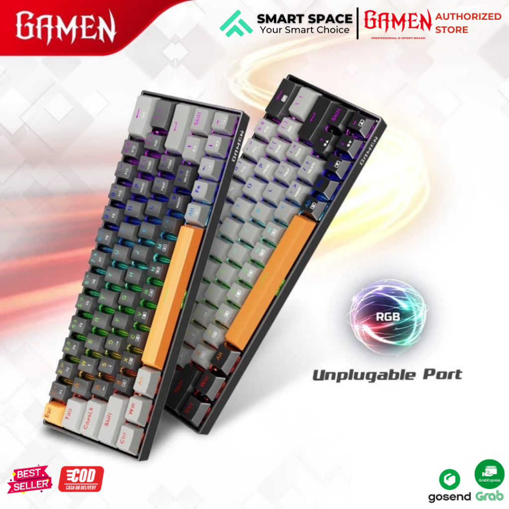 Jual GAMEN Titan 5 V Mechanical Pluggable Switch Blue Gaming Keyboard ...