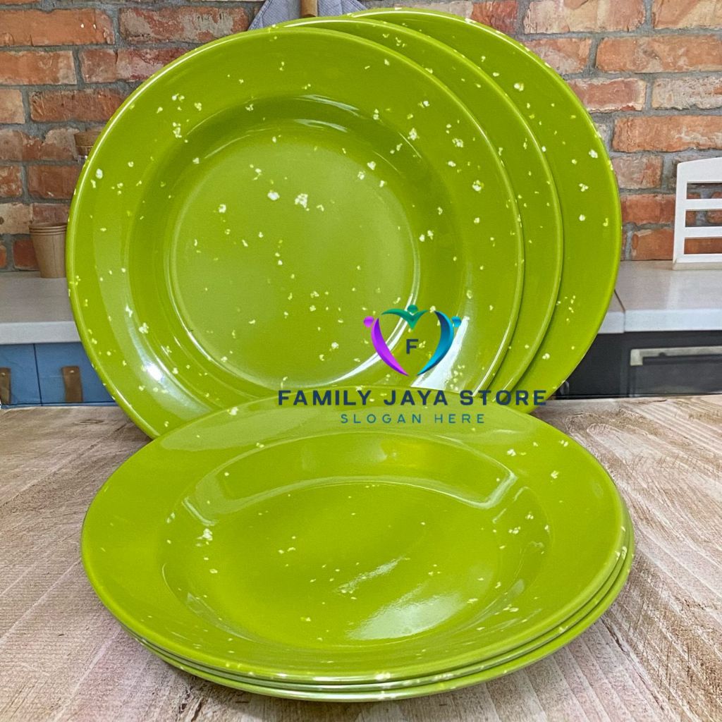 Jual FJS - (12pcs / 6pcs ) Piring Melamin Singa Singi 9 inch / Piring ...
