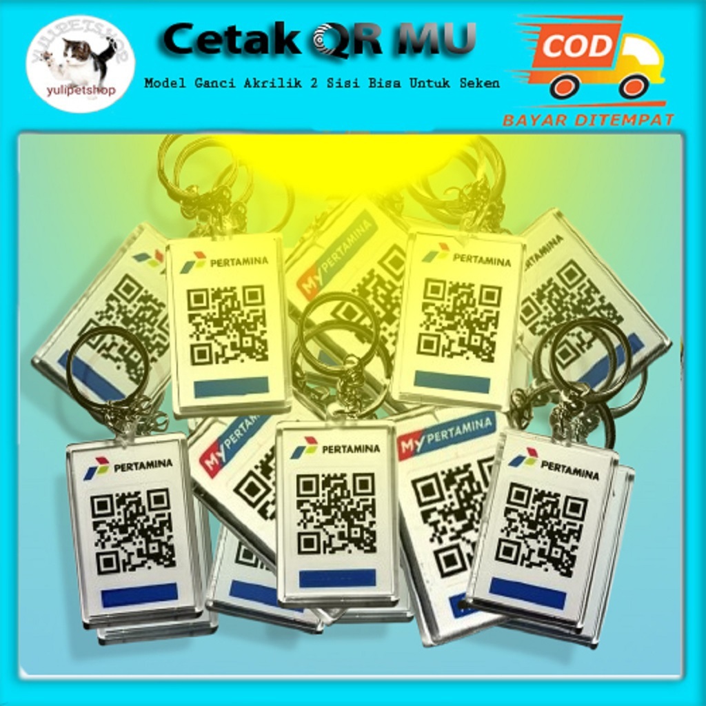 Jual Yulipetshop Kantong QR MY Pertamina Cetak My pertamina Bentuk ...