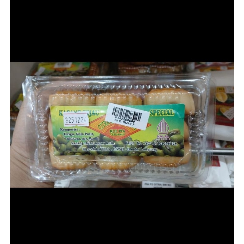 Jual BAKPIA BAPIA KUE PIA KACANG HIJAU KCG IJO KUPAS ISI 9 PCS ASLI ...