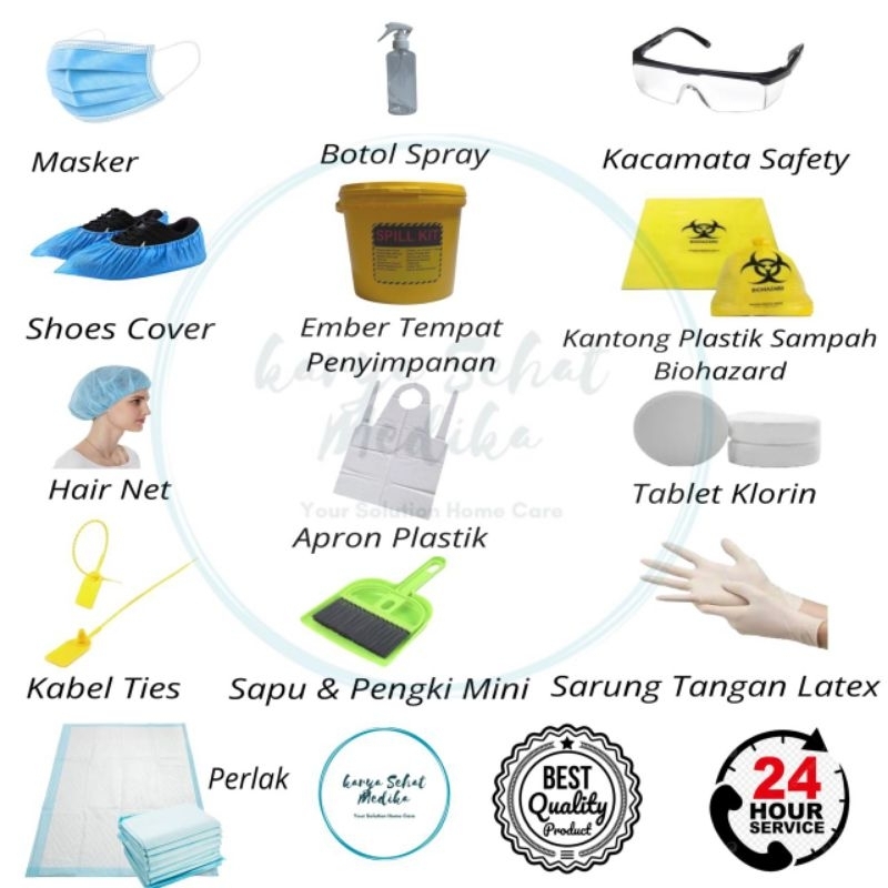 Jual Spill Kit / Spil Kit / Spill Kit B3 / Spill Kit Infeksius / Spill ...