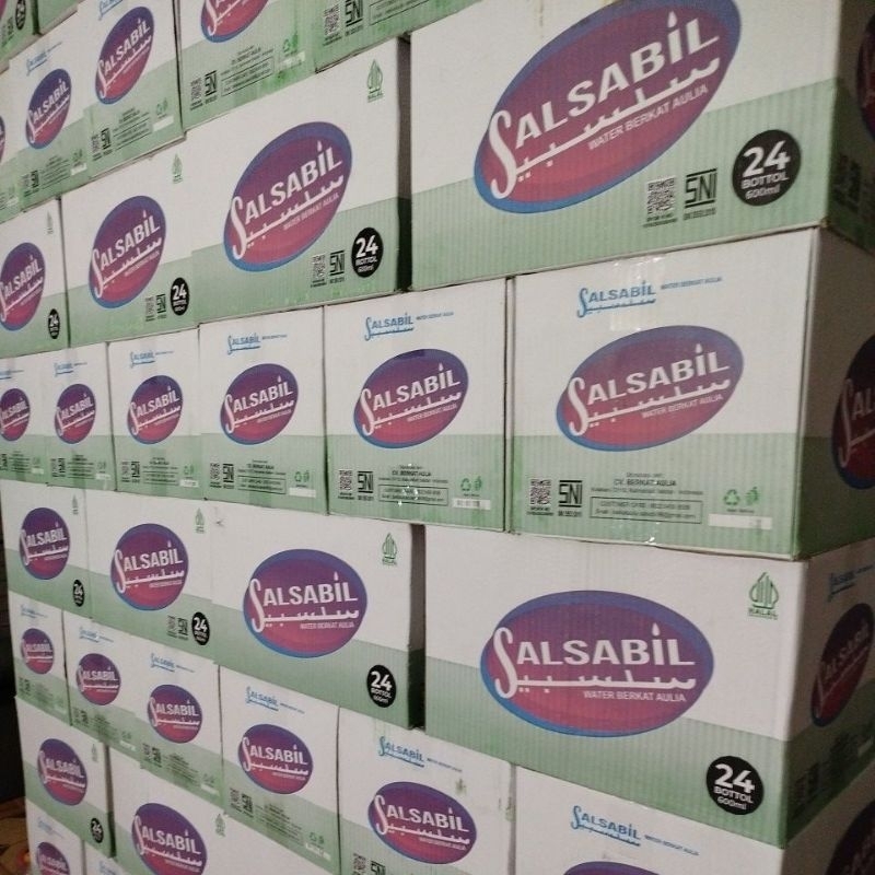Jual Air Mineral Salsabil 600 mL 1 dus PREMIUM | Shopee Indonesia