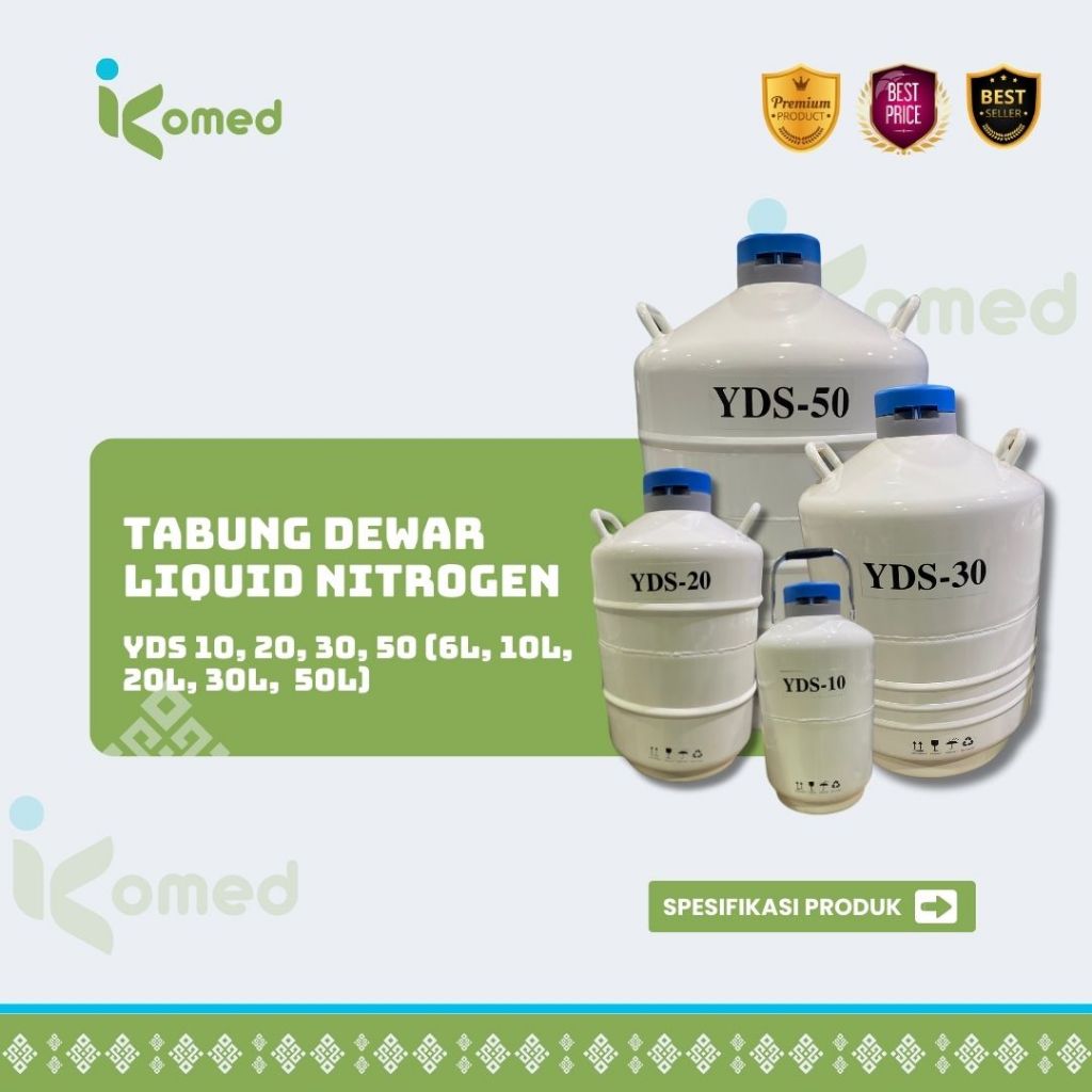 Jual Tabung Baru Dewar 10L 20L 30L 50L Container Kontainer Liquid Nitrogen Cair 10L | Shopee ...