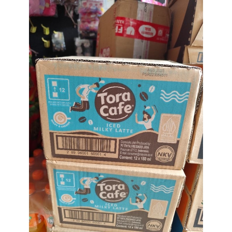 Jual Tora Cafe Minuman Kopi Siap Minum 1 karton 12 Botol x 180ml ...