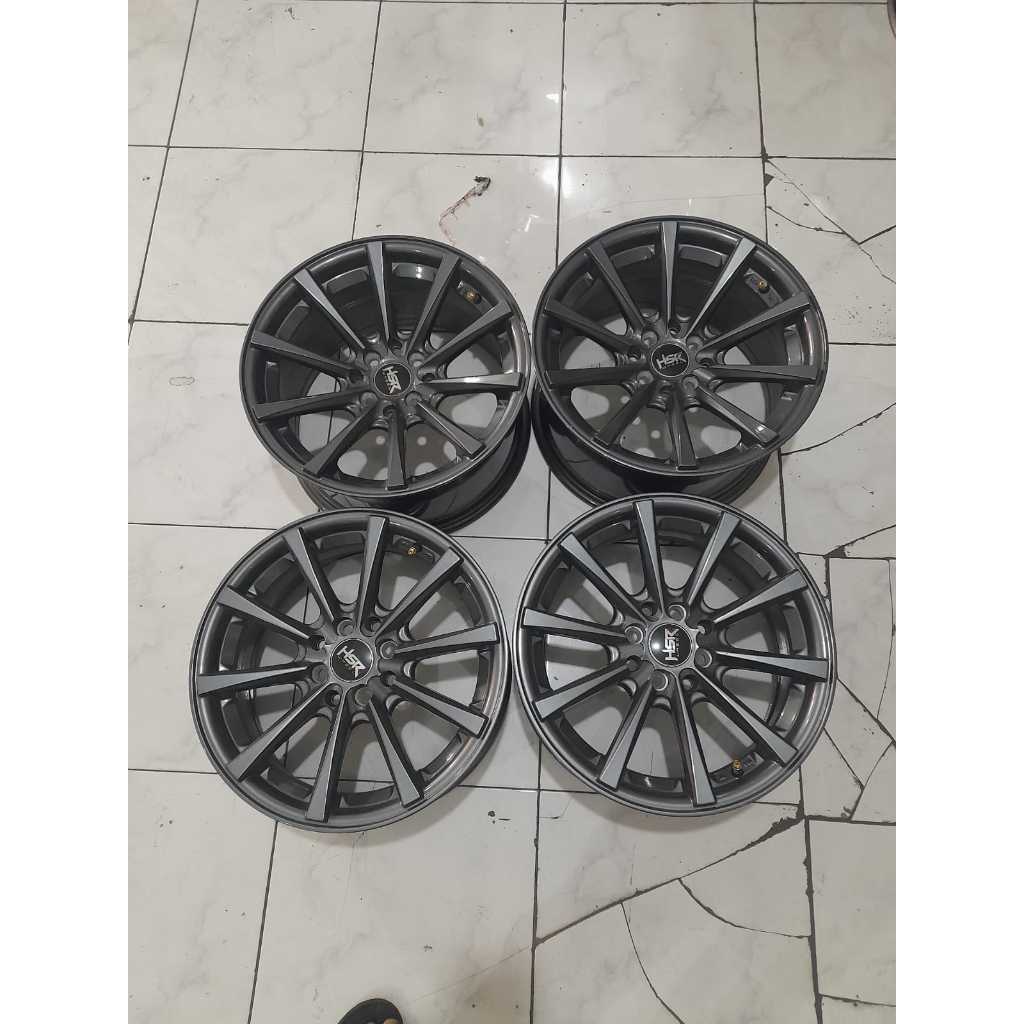 Jual VELG SECOND RACING SEKEN BEKAS HSR HUSTLER RING 16 LEBAR 7/8,5 BAUT PCD 4X100 4X114 BUAT ...