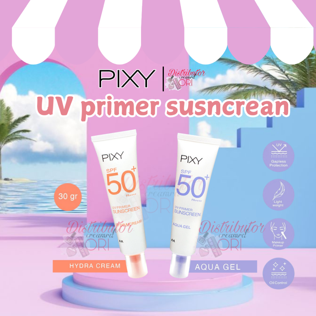 Jual PIXY UV Primer Sunscreen SPF50 Pa++++ 30g | Pixy UV Primer Sunscreen 30g - Aqua Gel / Hydra ...