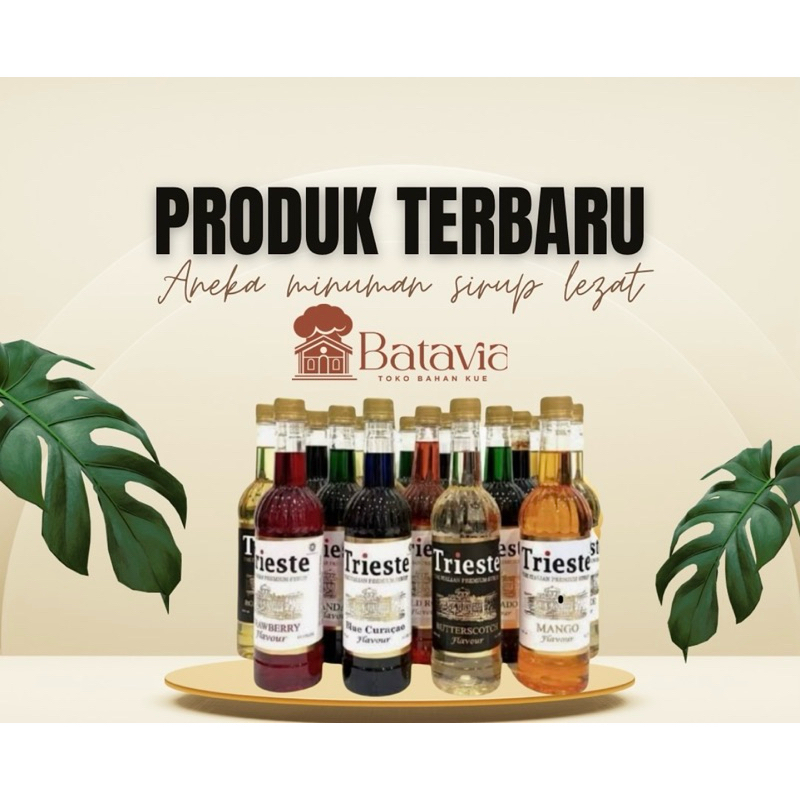 Jual Trieste italian syrup variant rasa premium 650ml | Sirup Trieste ...