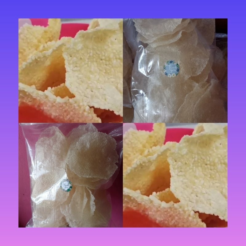 Jual Kerupuk gendar mentah 250 gram | kerupuk gendar nasi mentah ...