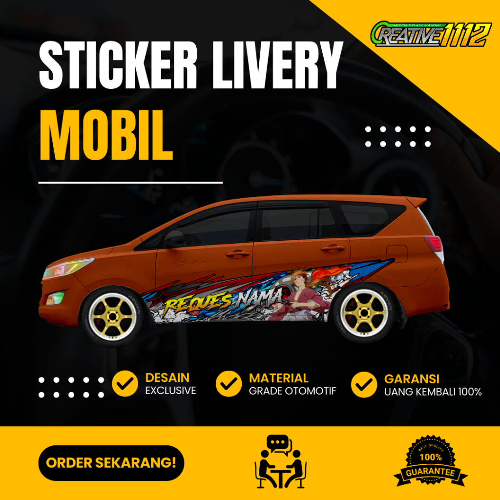 Jual Stiker Kustom Decal Toyota Innova Kijang Innova Diesel Zenix ...