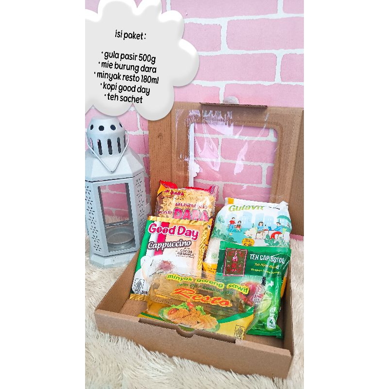 Jual Paket Sembako Box Gift | Shopee Indonesia