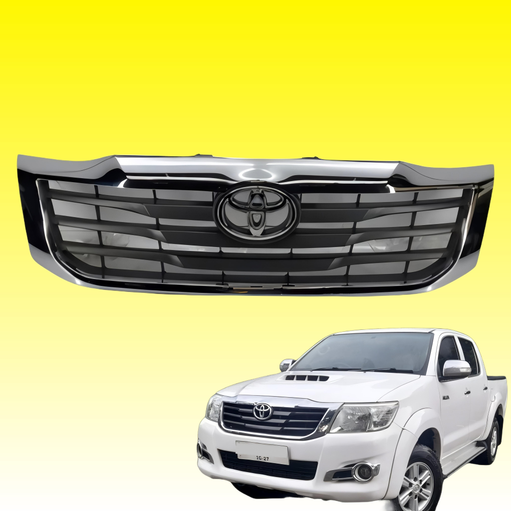 Jual grill hilux 2011 2012 2013 2014 2015 gril grille rambang chrome ...