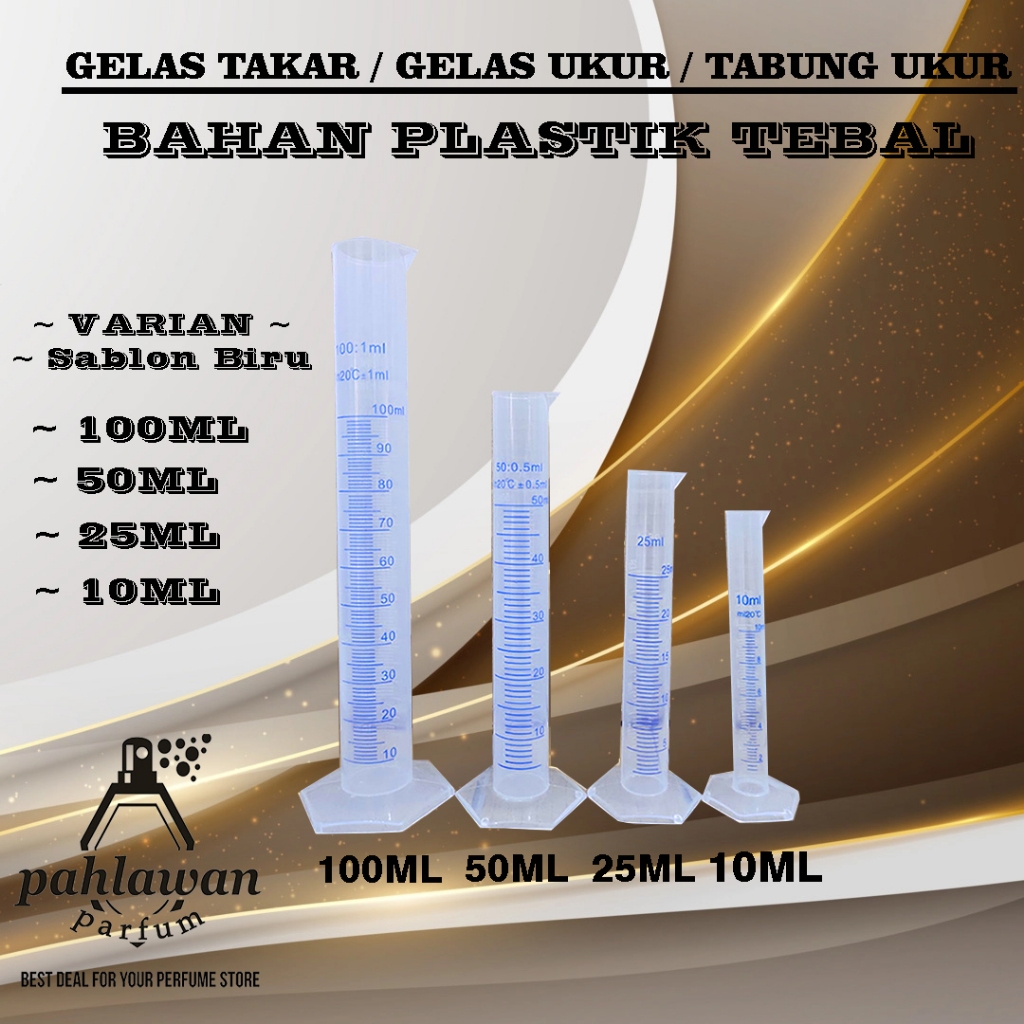 Jual Gelas Takar, Gelas Ukur, Tabung Ukur Bervariasi 10ml, 25ml, 50ml ...