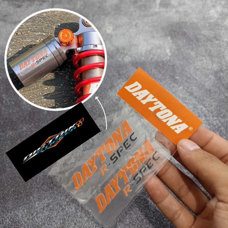 Jual Stiker Shock DAYTONA R-SPEC Transparan | Shopee Indonesia