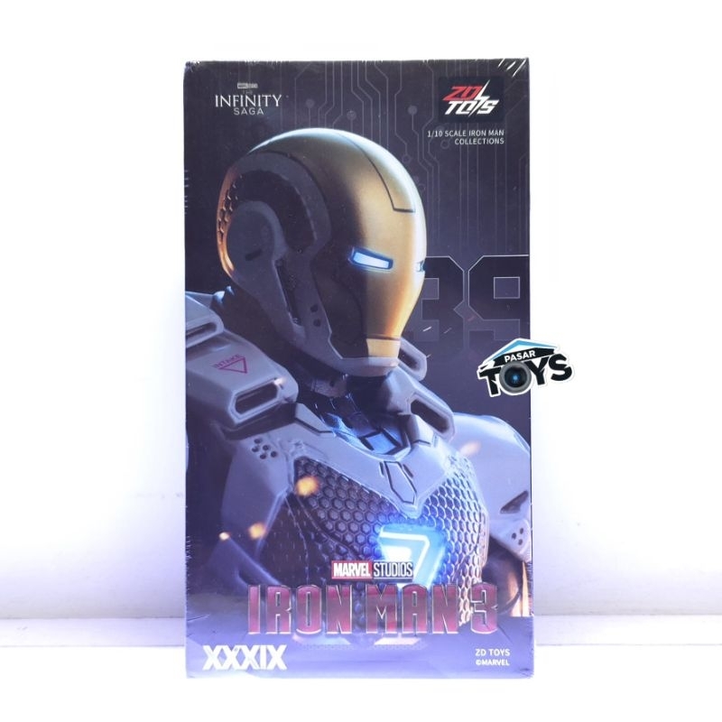 Jual ZD TOYS Infinity Saga Iron Man Mark 39 MK39 1/10 Scale Starboost ...
