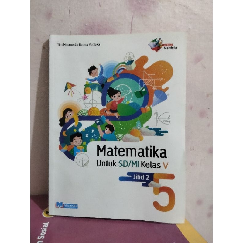 Jual buku matematika jilid 1&2 untuk kelas 5/V sd mi masmedia kurikulum merdeka | Shopee Indonesia