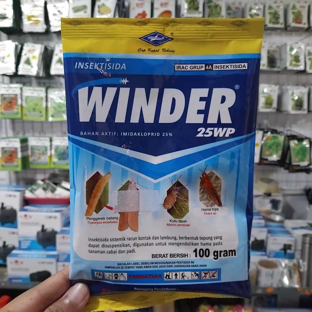 Jual WINDER 25WP 25 WP 100gr Obat Anti Hama Basmi Kutu Daun Thrips ...