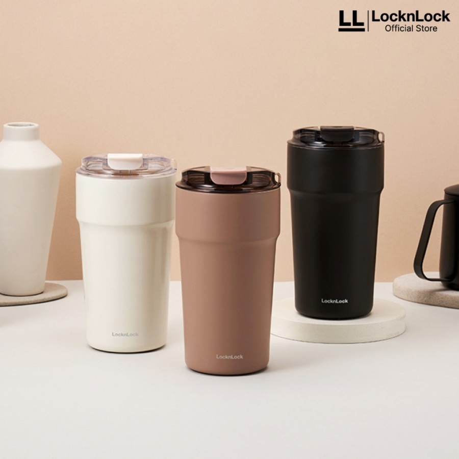Jual LocknLock Metro Cafe Tumbler Hot Cool 500ML LHC4357 | Shopee Indonesia