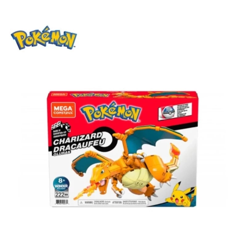 Jual pokemon mega contrux charizard dracaufeu lego pokemon bloks 222pcs ...