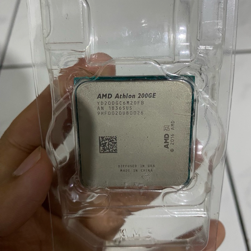 Jual Processor AMD Athlon 200GE (Kondisi Normal Pemakaian Pribadi ...