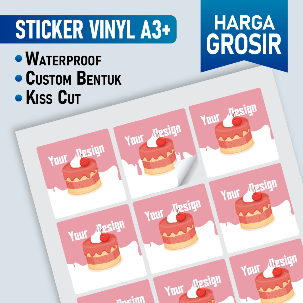 Jual Print Sticker A3+ Full Color - Cetak Stiker Vinyl A3+ | Stiker ...