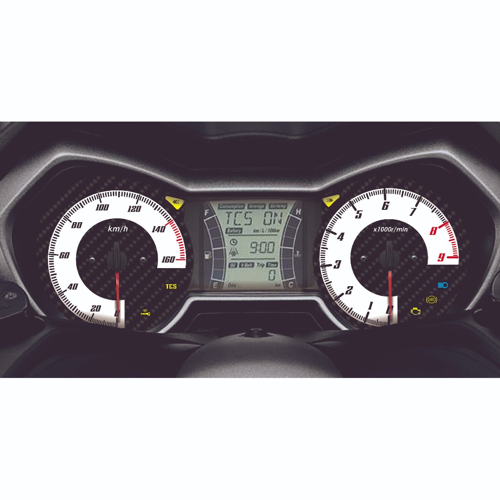 Jual Custom Speedometer Motor XMAX White Series | Shopee Indonesia