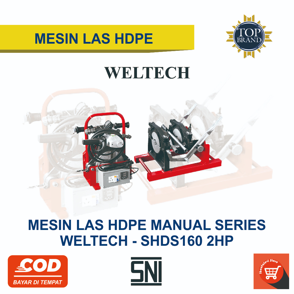 Jual MESIN LAS HDPE MANUAL SERIES WELTECH - SHDS160 2HP | Shopee Indonesia