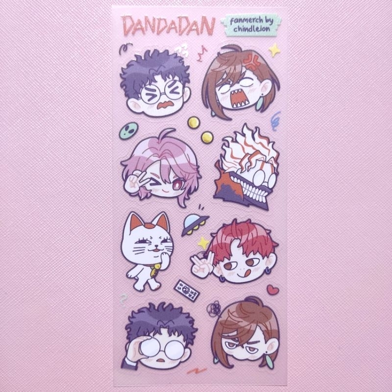 Jual Dandadan Transparent Sticker Sheet [fanmerch by chindleion ...