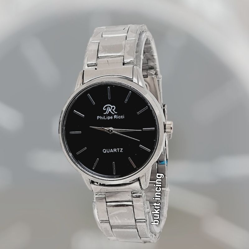 Jual Philipe Ricci Jam Tangan Wanita Rantai Besi Analog Kecil Simpel ...