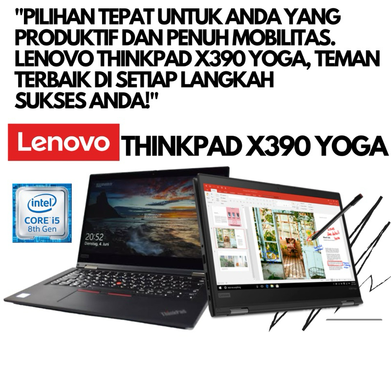 Jual LAPTOP LENOVO THINKPAD YOGA 2 IN 1 RAM 8GB SSD 256GB ORIGINAL ...